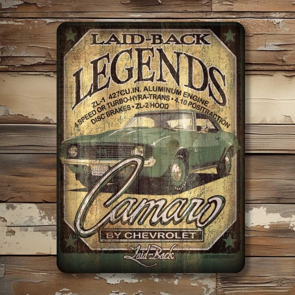 Cuadro Cartel Camaro Legends – The Wild
